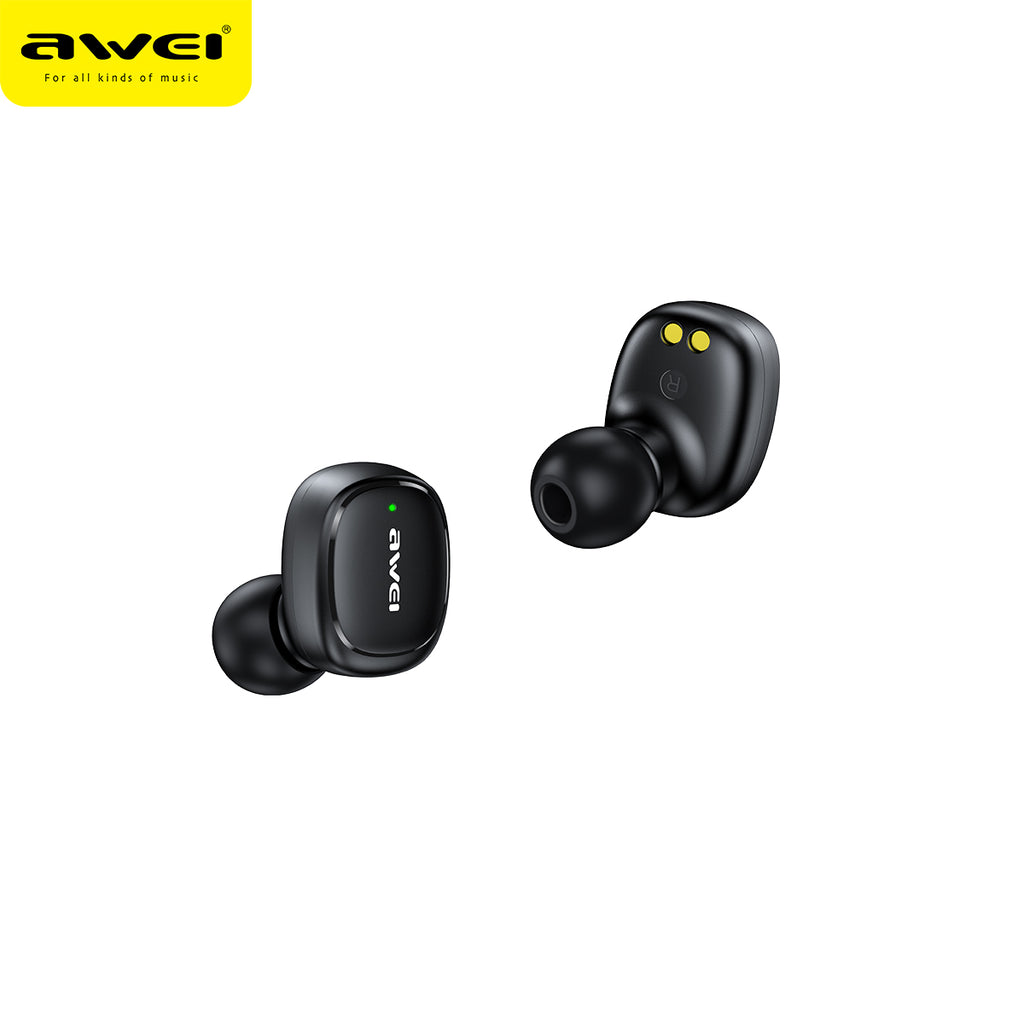 Awei T13 Pro Waterproof Wireless Earbuds with 30 Hours Playtime - BRAN ...