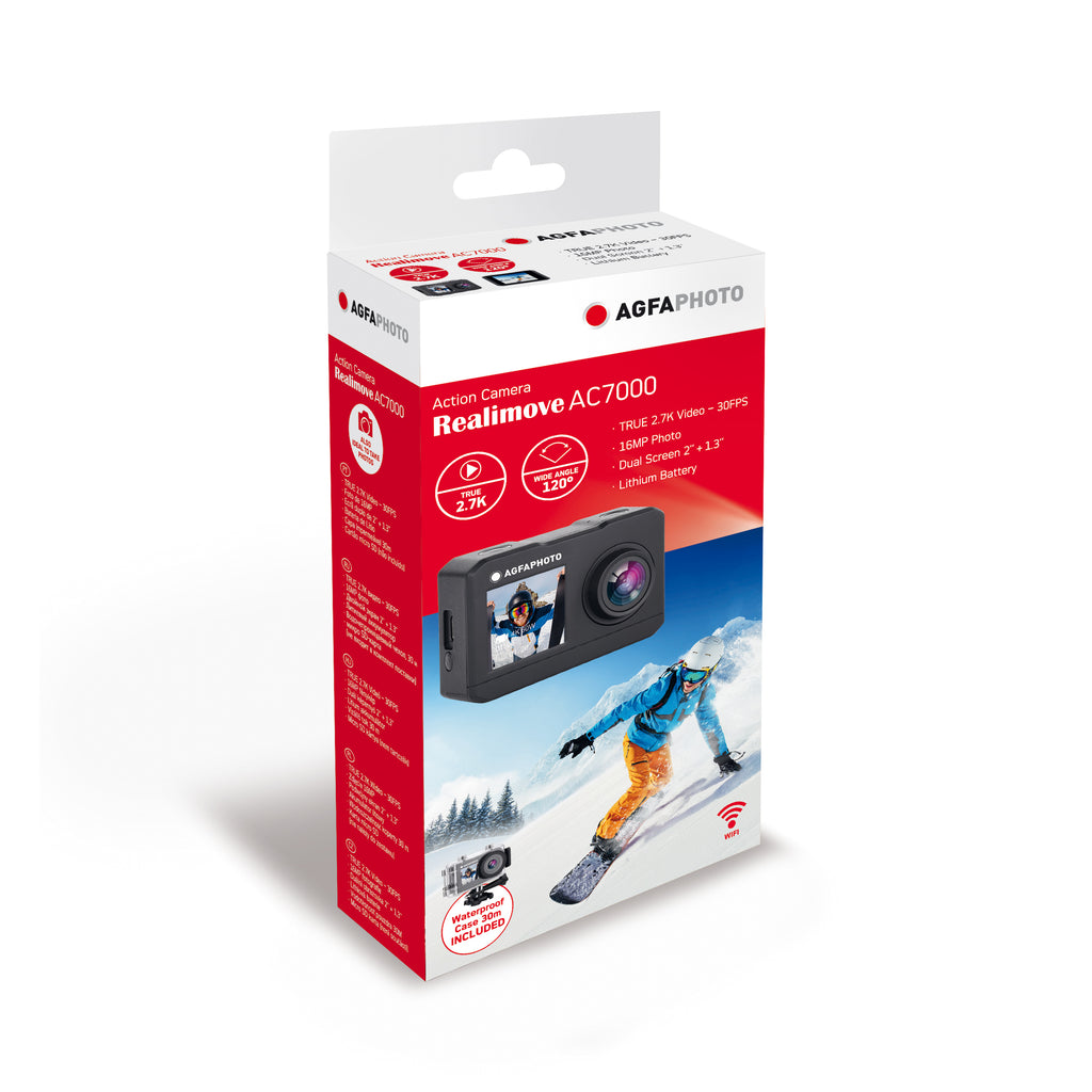 AgfaPhoto Realimove AC7000 2.7K 30FPS Action Camera – Digi Aussie